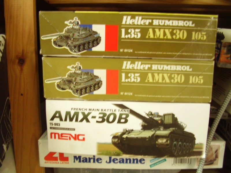 Tryptique AMX30 105 [1/35 Heller Humbrol et Meng]